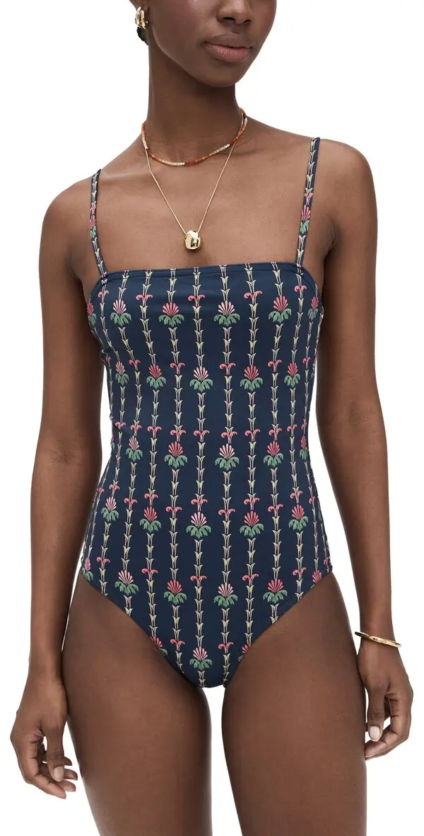 house on the hill Bodysuit (Navy Stripe)